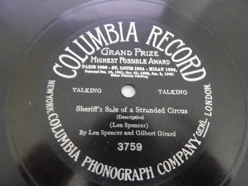 78 LEN SPENCER/GILBERT GIRARD Columbia Grand Prize 3759 Sheriff's Sale ...