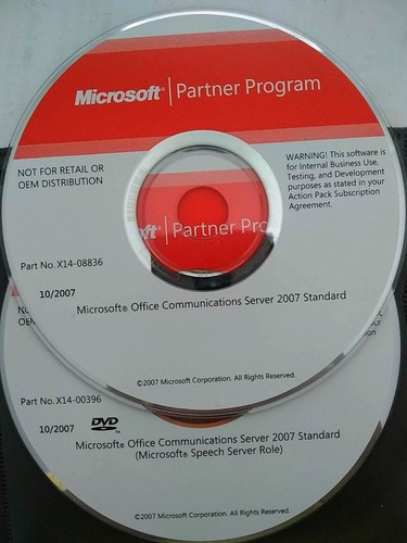 Microsoft Office Communications Server 2007 Standard w/ Speech Server ...