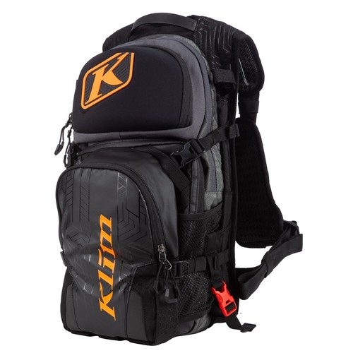 Klim Snowmobile Nac Pak Backpack Asphalt Strike Orange 3319-005-000-623 ...