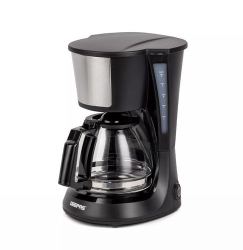 GEEPAS Filter Coffee Maker Machine 750ml Anti Drip Keep Warm Fast ...