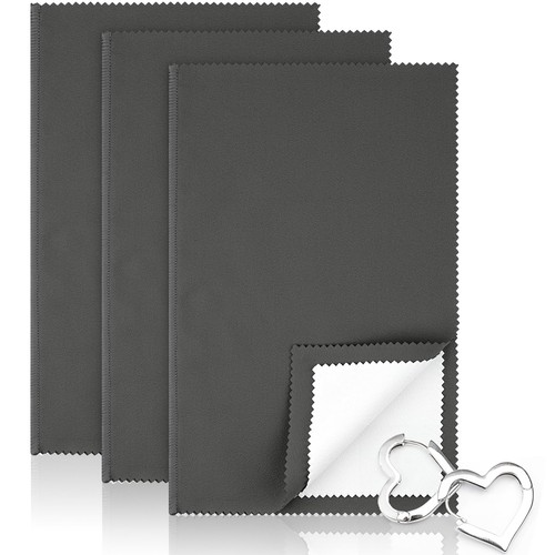3 Pcs Silver Polishing Cloth, Large 10" X 12.5" Jewelry | eBay