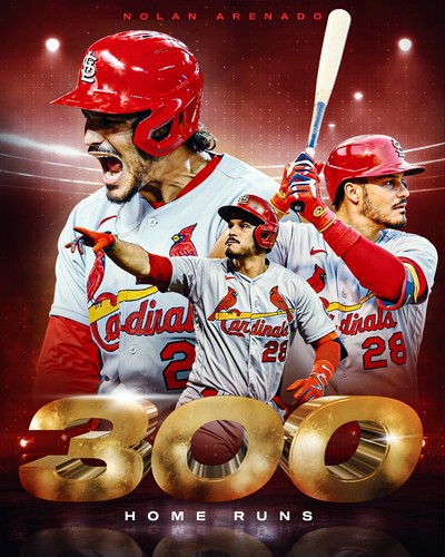 Nolan Arenado 300 Career Home Runs Collage St. Louis Cardinals 8x10 MLB ...