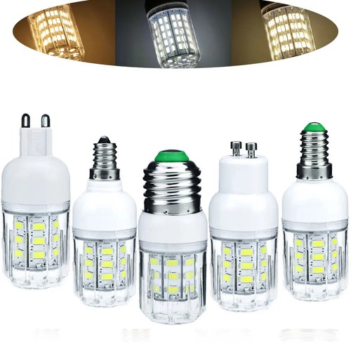 E27 G9 GU10 E26 E12 E14 B22 LED Corn Light Bulb 7W 12V 24V Spotlight ...