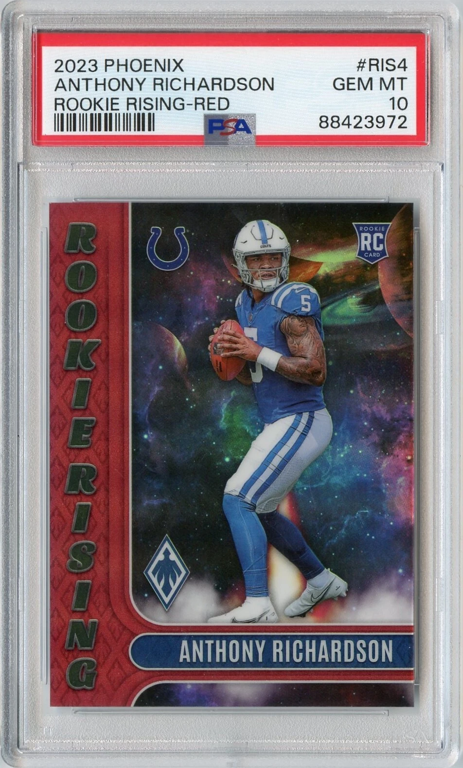 Anthony Richardson 2023 Phoenix #RIS-4 Rookie Rising - Red /199 Price ...