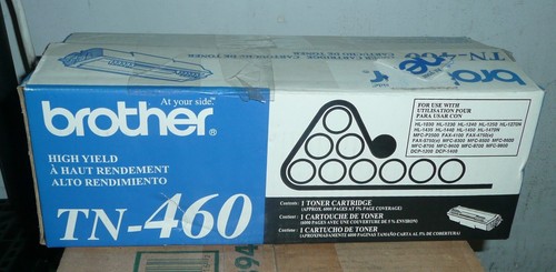 Genuine Brother TN-460 HIGH YIELD Toner Cartridge for HL-1030 HL-1435 ...