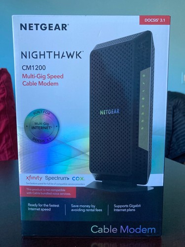 NETGEAR Nighthawk CM1200 DOCSIS 3.1 Cable Modem | eBay