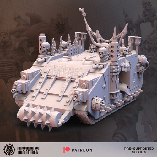 Carrion Tank V2/TTRPG/Wargaming/Grimdark/Immaterium God | eBay