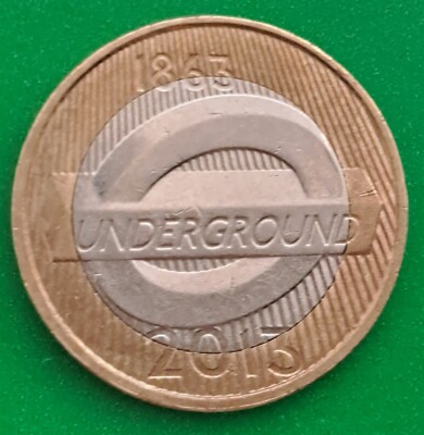 London Underground £ 2 Coin British Two Pound Coins (c.1971-Now) for ...