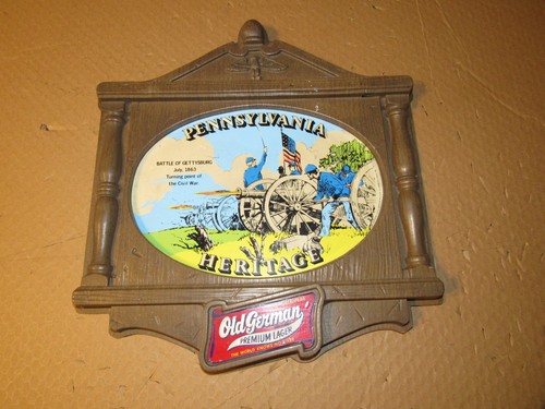Vintage Old German Premium Lager Pennsylvania Heritage Gettysburg Bar ...