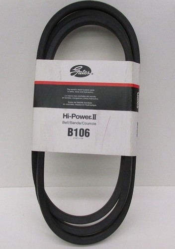 New Gates V-Belt B106 Hi-Power II 2802LV | eBay