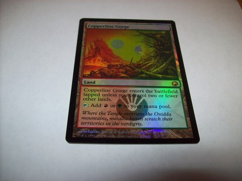 Copperline Gorge Foil x 1 (Scars of Mirrodin) MTG (Light Play) FREE ...