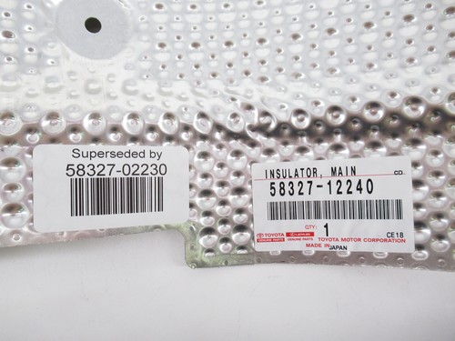 Genuine OEM Toyota 58327-02230 Heat Shield Insulator Muffler 2020-2023 ...