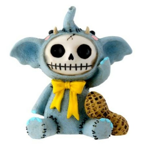 New FURRYBONES Furry Bones Skeleton Skull GRAY ELEFUN ELEPHANT Peanut ...