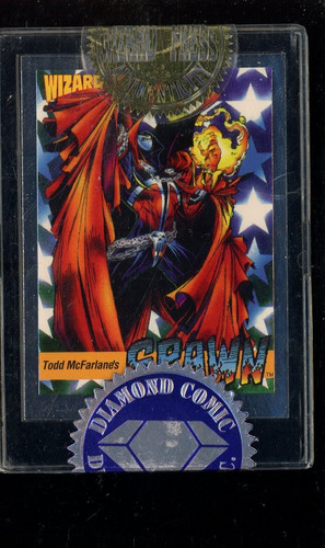 1992 Wizard Magazine Series 1 Spawn Platinum Diamond Exclusive Card Image Sealed | eBay