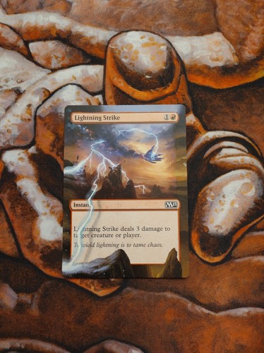 Magic the Gathering Lightning Strike Hand Painted Unique Custom MTG ...