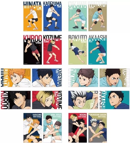Character card set of 20 types "Haikyu!! Trading collection card ...