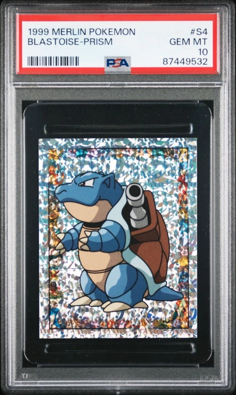 Blastoise 1999 Merlin #S4 Prism Sticker Price Guide - Sports Card Investor