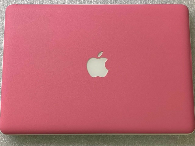 Apple Laptop Pink Front And Back