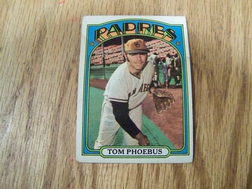 TOM PHOEBUS 1972 TOPPS BASEBALL CARD # 477 | eBay