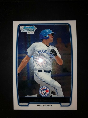2012 TOPPS BOWMAN CHROME BASEBALL JON TALLEY #BCP133 TORONTO BLUE JAYS ...