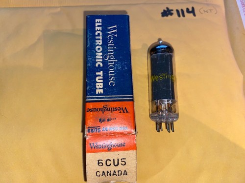 NOS WESTINGHOUSE 6CU5 TUBE (Tested Good) | eBay