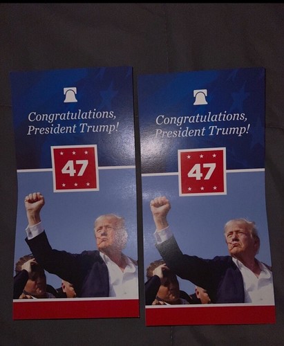 2 Heritage Foundation Welcome President Trump 47 60th Inauguration Card ...