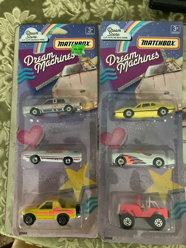 1991 Matchbox Dream Machines (LOT OF 2) Vintage Vehicles 3-Packs | eBay