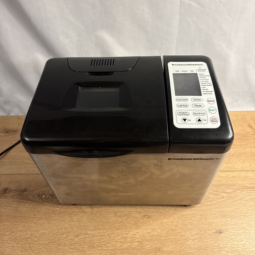 Bread Maker Breadman Ultimate Plus Stainless Steel Bread Maker TR2500BC ...