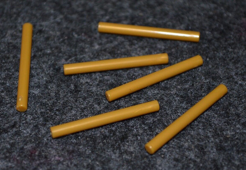 6 ~ Gold #4 Round Rod Brick Bricks ~ Lego ~ NEW | eBay