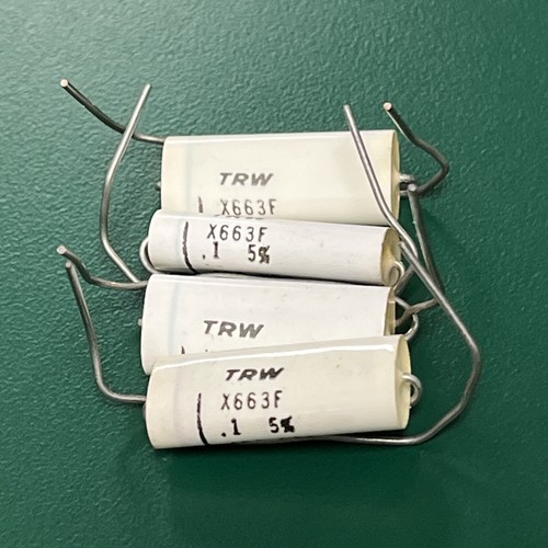 TRW ~ X663F10454W ~ PLASTIC DIELECTRIC FIXED CAPACITOR 1 MFD 400 VDC 5% ...