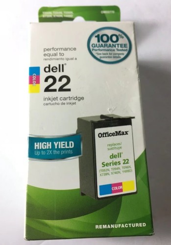 OfficeMax Dell 22 Black Inkjet Cartridge High Yield | eBay