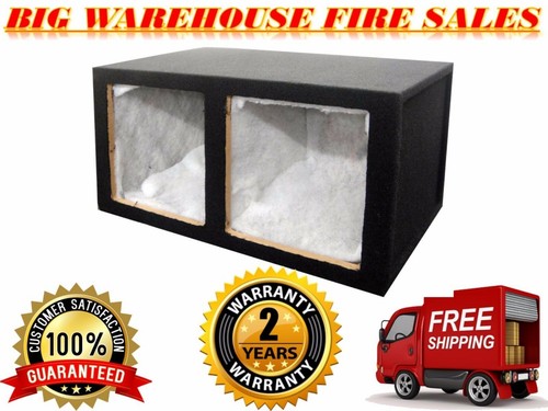 Dual 12" MDF Square-Hole Sealed Enclosure/Box Fit Kicker Solo-Baric L7 ...