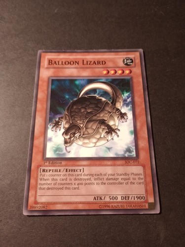 Yu-Gi-Oh! Balloon Lizard 1st Edition Common Card IOC-072 LP | eBay