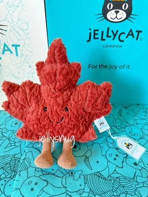 Jellycat Canadian Indigo Exclusive Amuseables Mr Maple Leaf