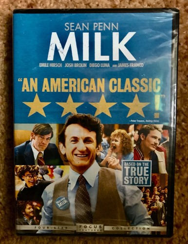 MILK- DVD starring Sean Penn-"2008 An American Classic" 2 hrs. 9 Min ...