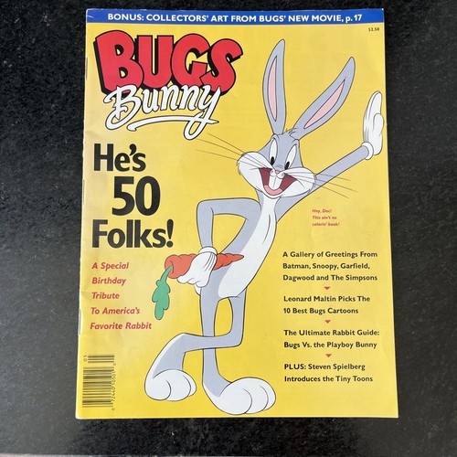 Bugs Bunny "He's 50 Folks" Magazine Vintage Collectable | eBay