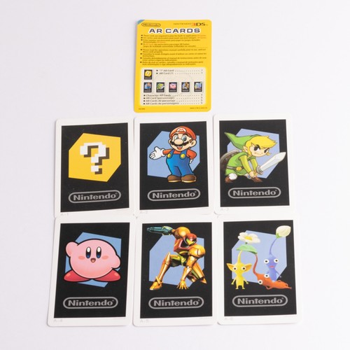 Nintendo 3DS AR (Augmented Reality) Cards -Lucky Block,Mario,Zelda ...