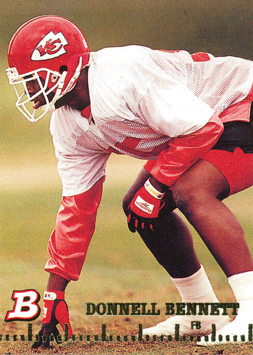 BOWMAN Donnell Bennett RC CHIEFS REDSKINS Miami HURRICANES | eBay