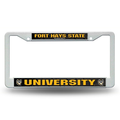 Fort Hays State University Plastic License Plate Frame. #348/10 | eBay