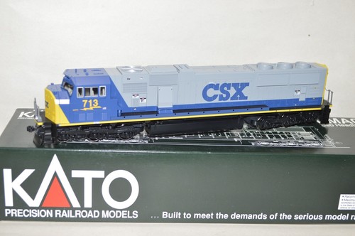 HO scale KATO EMD SD70MAC locomotive train CSX Transportation RR 713 | eBay