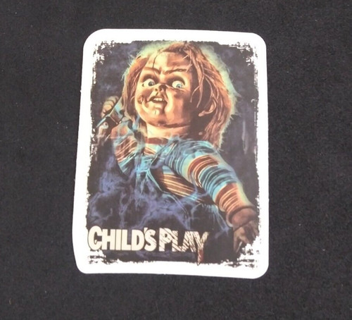 Child's Play Horror Movies Chucky Sticker 2.18" x 1.75" (J) | eBay