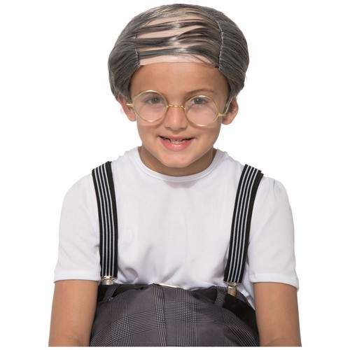 Uncle Bert Old Man 100 Days of School Book Week Child Boys Costume Comb ...