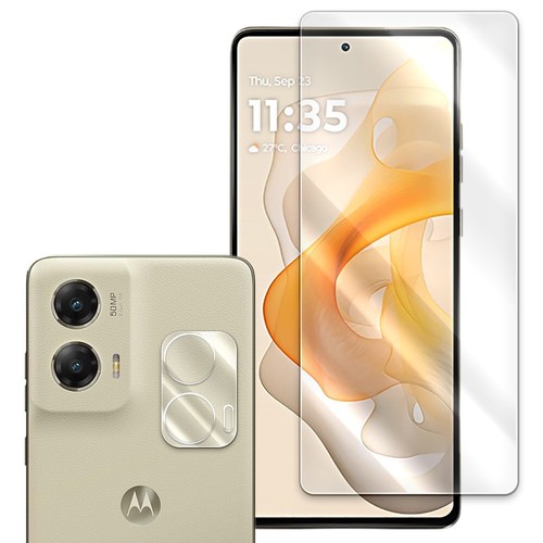 Front & Camera Lens Screen Protector for Motorola Moto G Stylus 5G 2024 ...