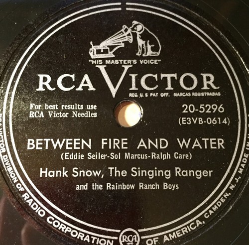 Hank Snow And The Rainbow Ranch Boys - Spanish Fire Ball / Between Fire ...