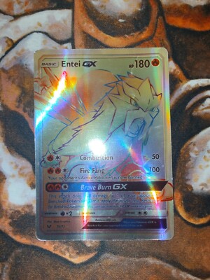 Entei-GX 10 (Shining Legends 2017) Pokemon Card