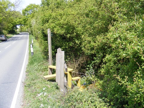 Photo 12x8 Stile & footpath sign of the footpath to Mells Road Mells ...