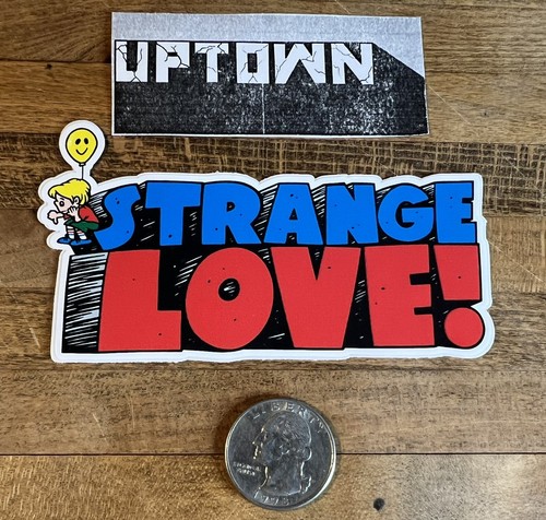 Strangelove Skateboards School Of Rock sticker Sean Cliver Todd Bratrud ...