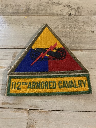 ORIGINAL WW2 US Army Armored Tank Battalion Patch 112th Cavalry ...