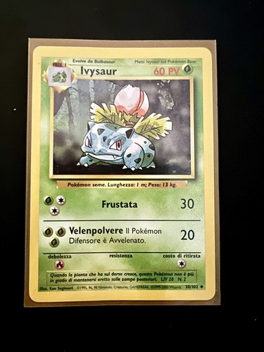 1st Edition Italian Ivysaur | eBay
