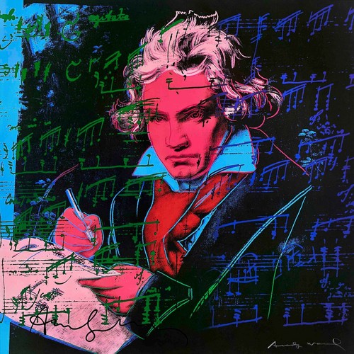 Andy Warhol - Plakat - Beethoven 3.1, Achenbach Edition 101,5 x 101,5 ...